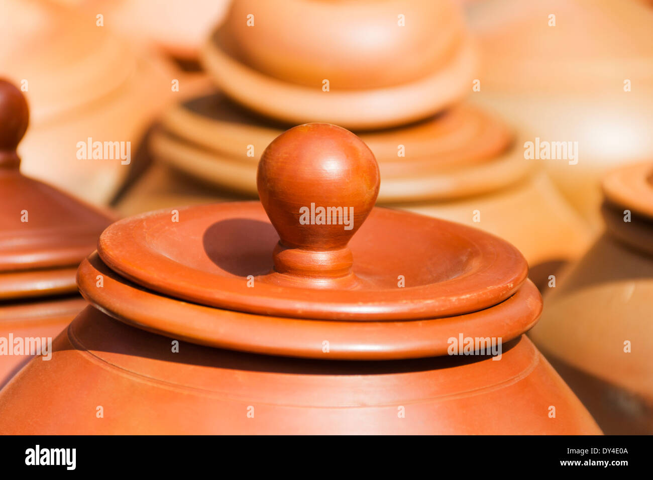 Indian Handicraft pots Stock Photo - Alamy