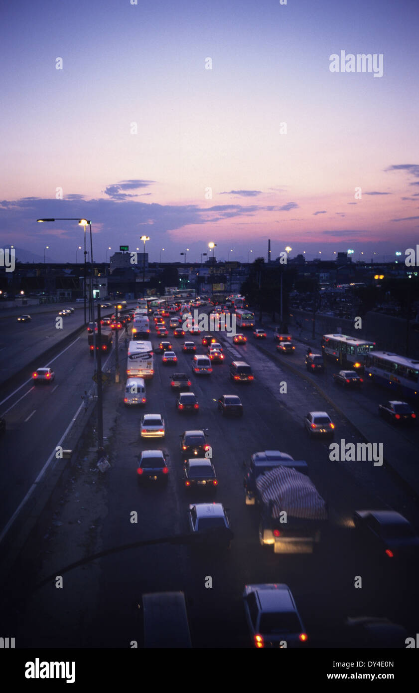 Traffic rush hour, Rio de Janeiro, Brazil, South America Stock Photo ...
