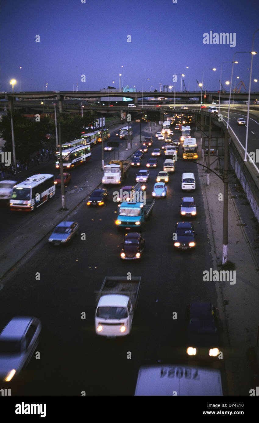 Traffic rush hour, Rio de Janeiro, Brazil, South America Stock Photo ...