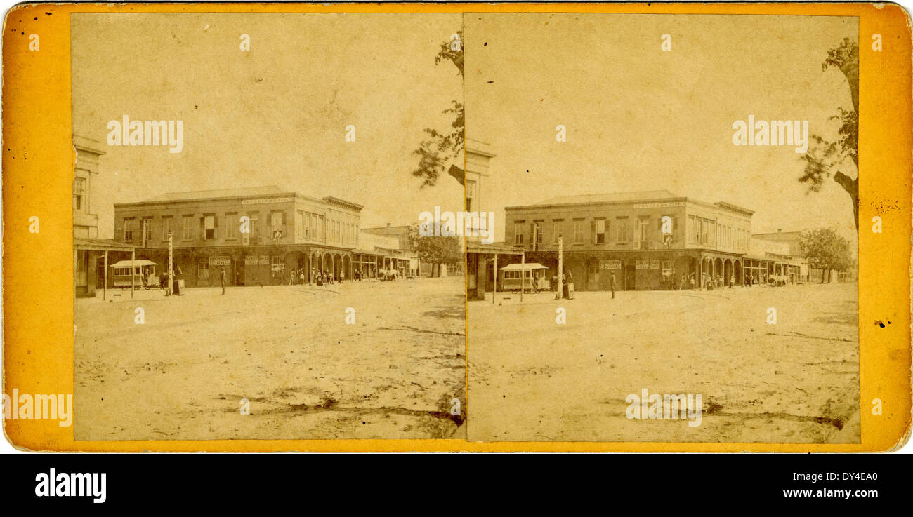 This image captures a busy street scene in Brookhaven, Mississippi ...