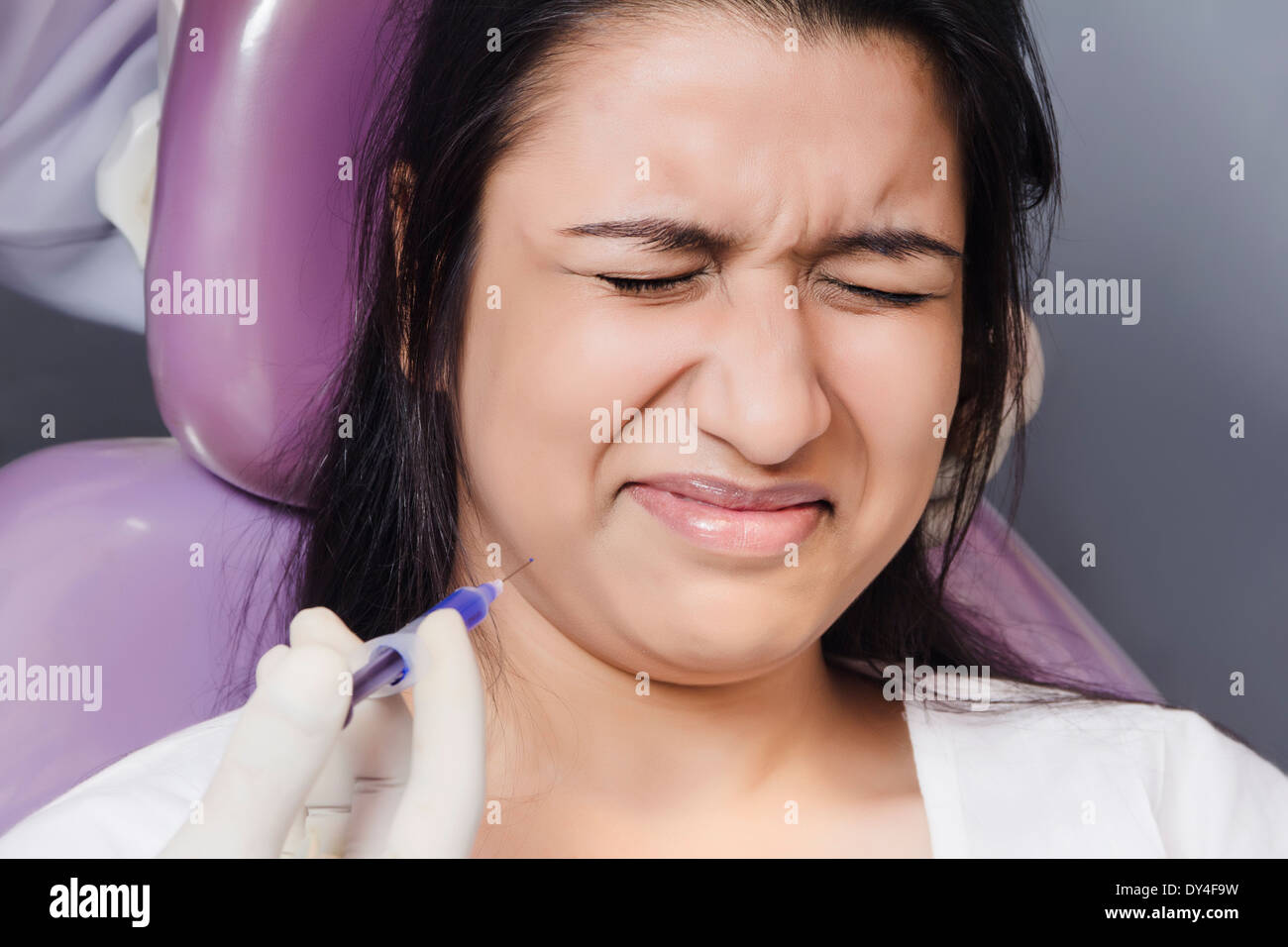 Indian Dentist Treatment Stock Photo - Alamy
