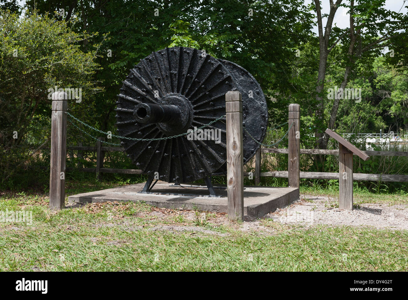 Deleon Springs State Park Historic Sugar Mill Ruins Stock Photo - Alamy