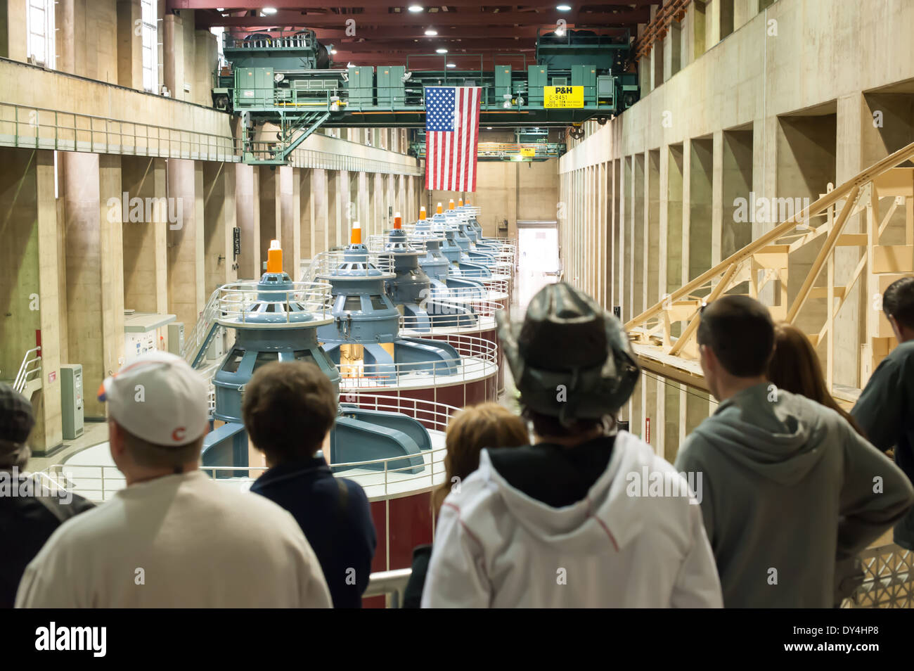 Inside hoover dam hi-res stock photography and images - Alamy
