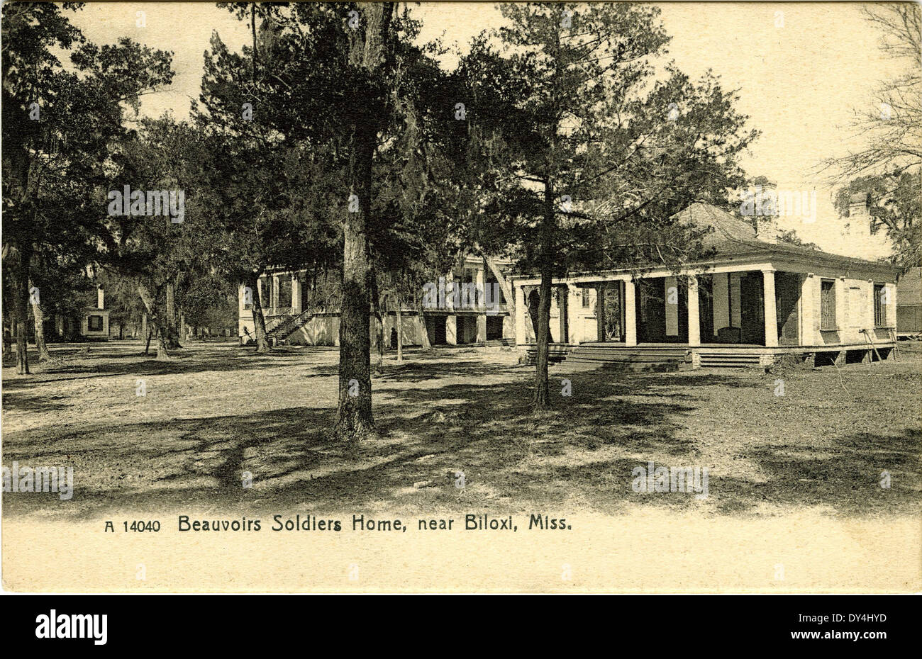 Beauvoir's Soldiers Home near Biloxi, Mississippi, was a home for ...