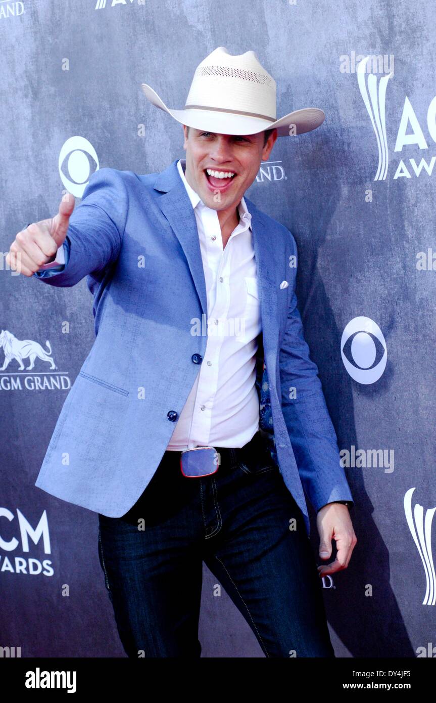 Las Vegas, NV, USA. 6th Apr, 2014. Dustin Lynch at arrivals for 49th ...