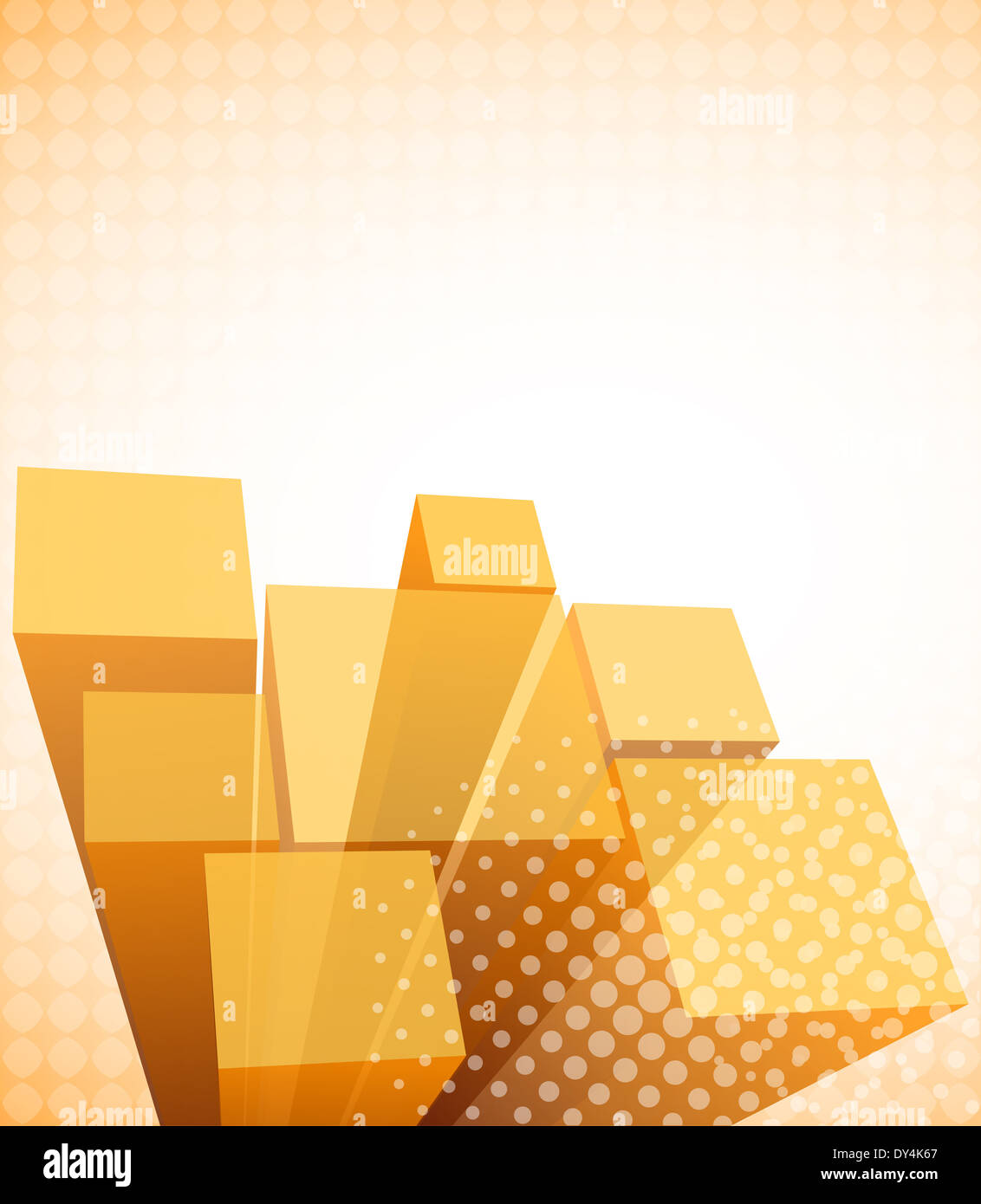 Abstract orange grey geometric tech hi-res stock photography and images ...