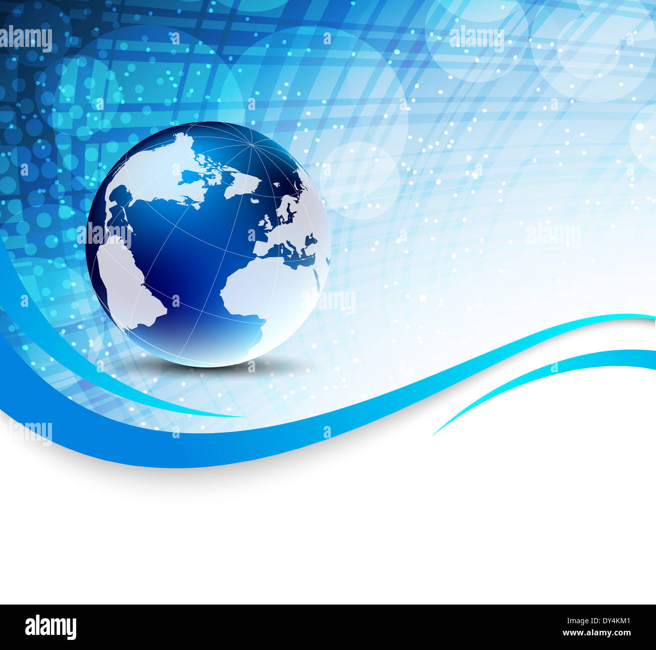 Background with globe Stock Photo - Alamy