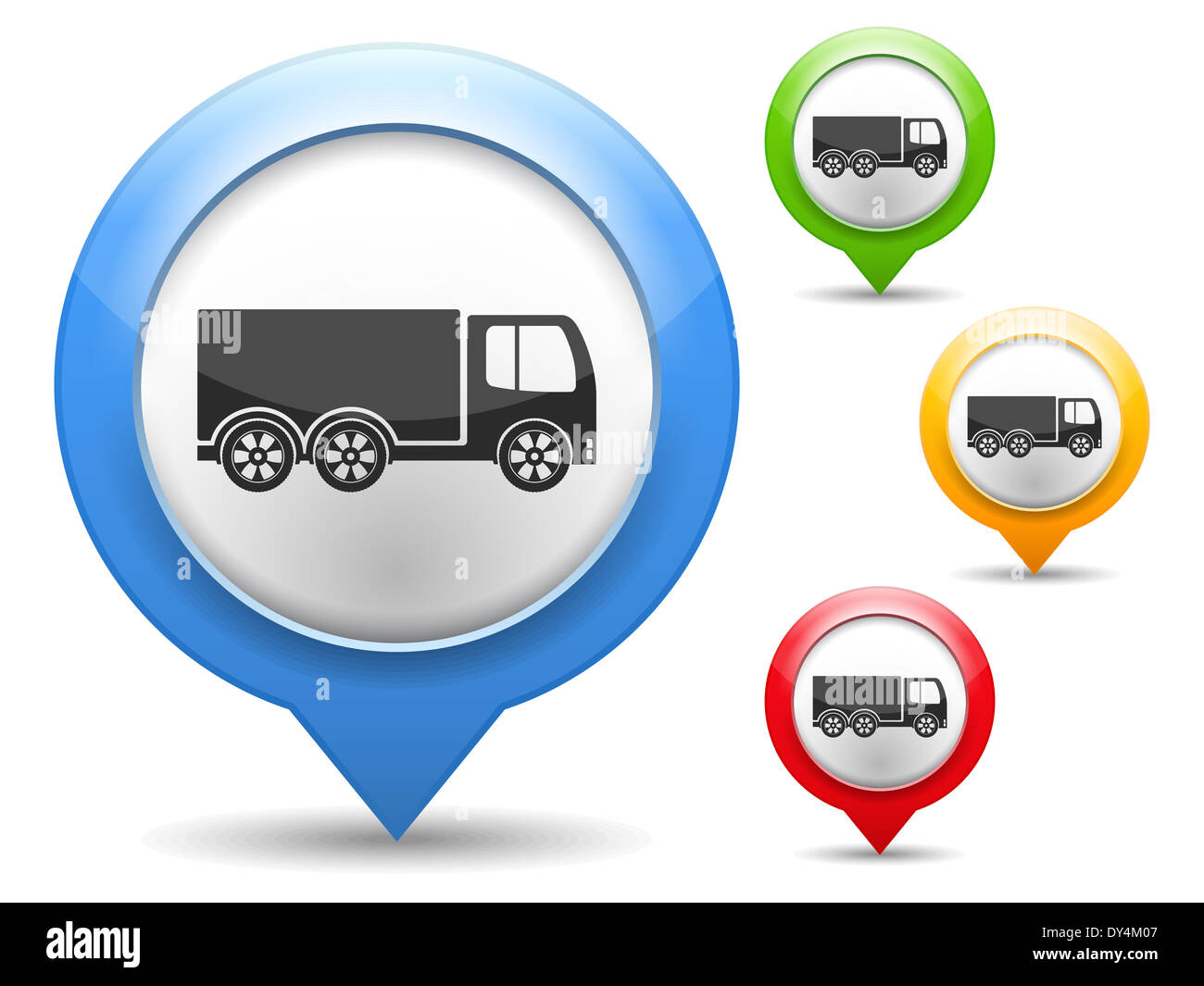 A transport truck Cut Out Stock Images & Pictures - Alamy