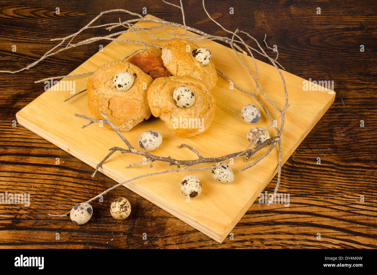 Traditional Spanish Easter treat in a small version for kids Stock ...