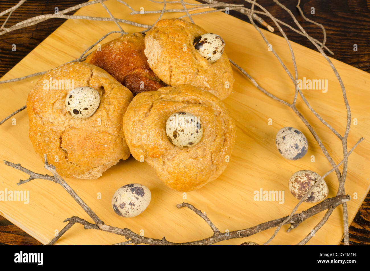 Traditional Spanish Easter treat in a small version for kids Stock ...