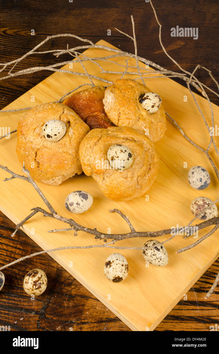 Traditional Spanish Easter treat in a small version for kids Stock ...