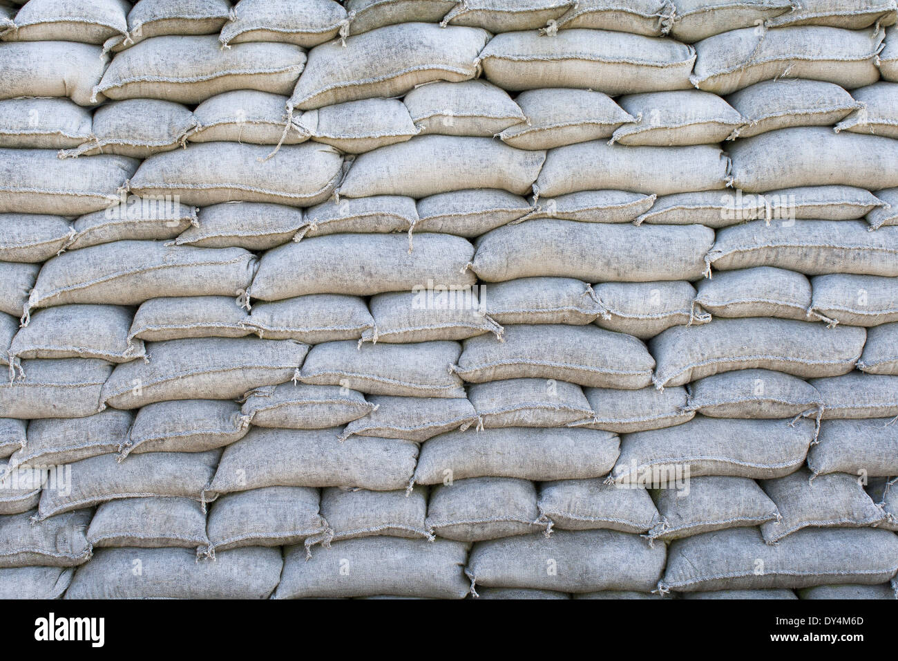 sandbags Trenches of Death in Dixmude flanders Belgium great world war ...