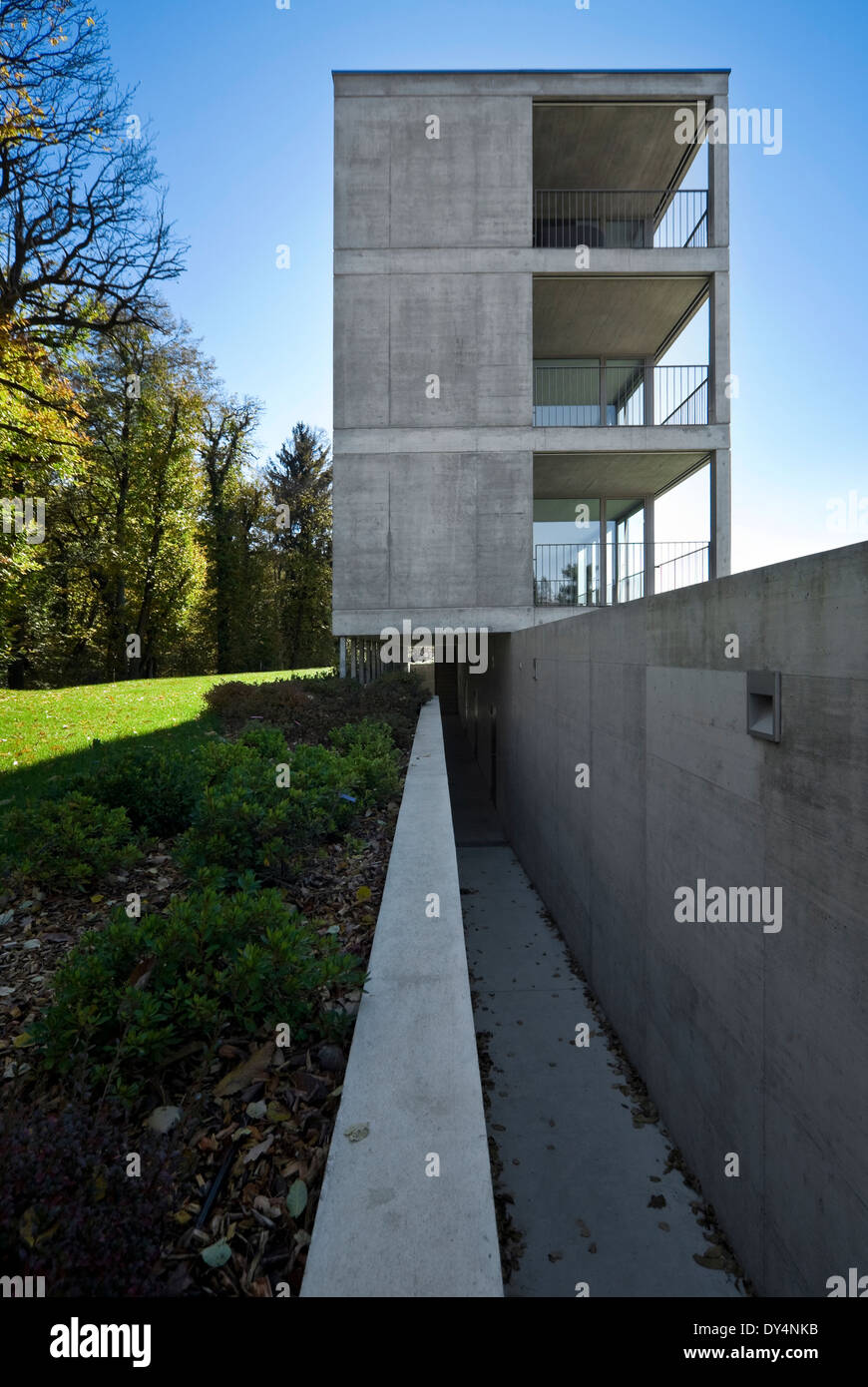 Design house surrounded by nature Stock Photo - Alamy