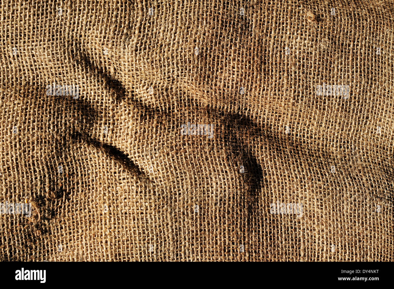 Wrinkled hessian sack cloth hi-res stock photography and images - Alamy