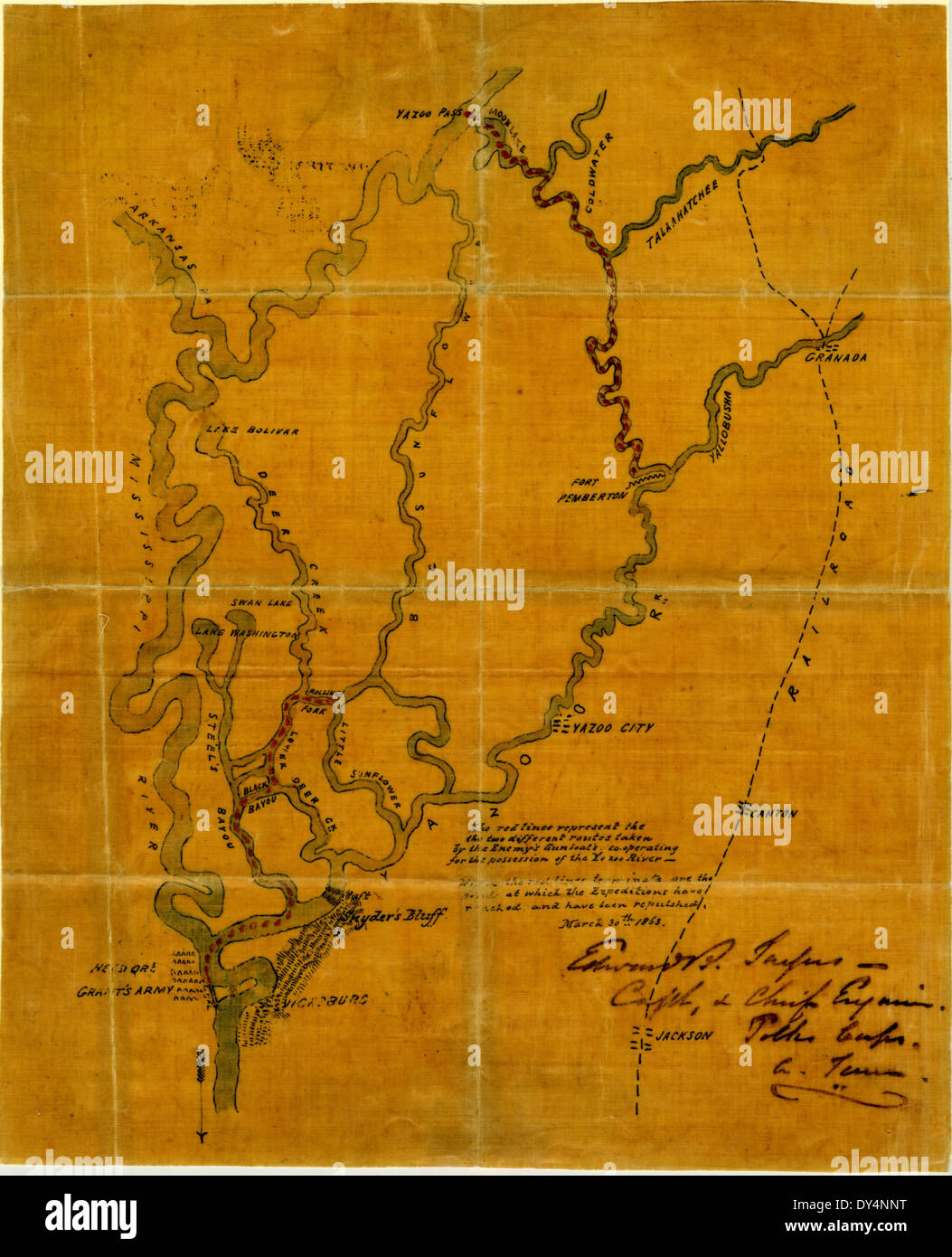 Vicksburg map hi-res stock photography and images - Alamy