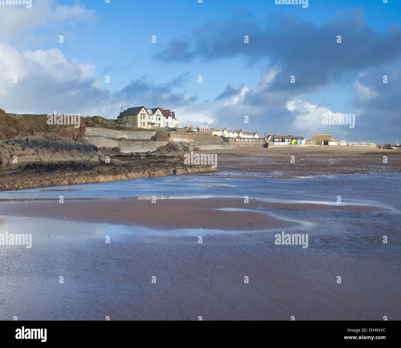 Sandy Crooklets Beach Bude Cornwall England UK Stock Photo - Alamy