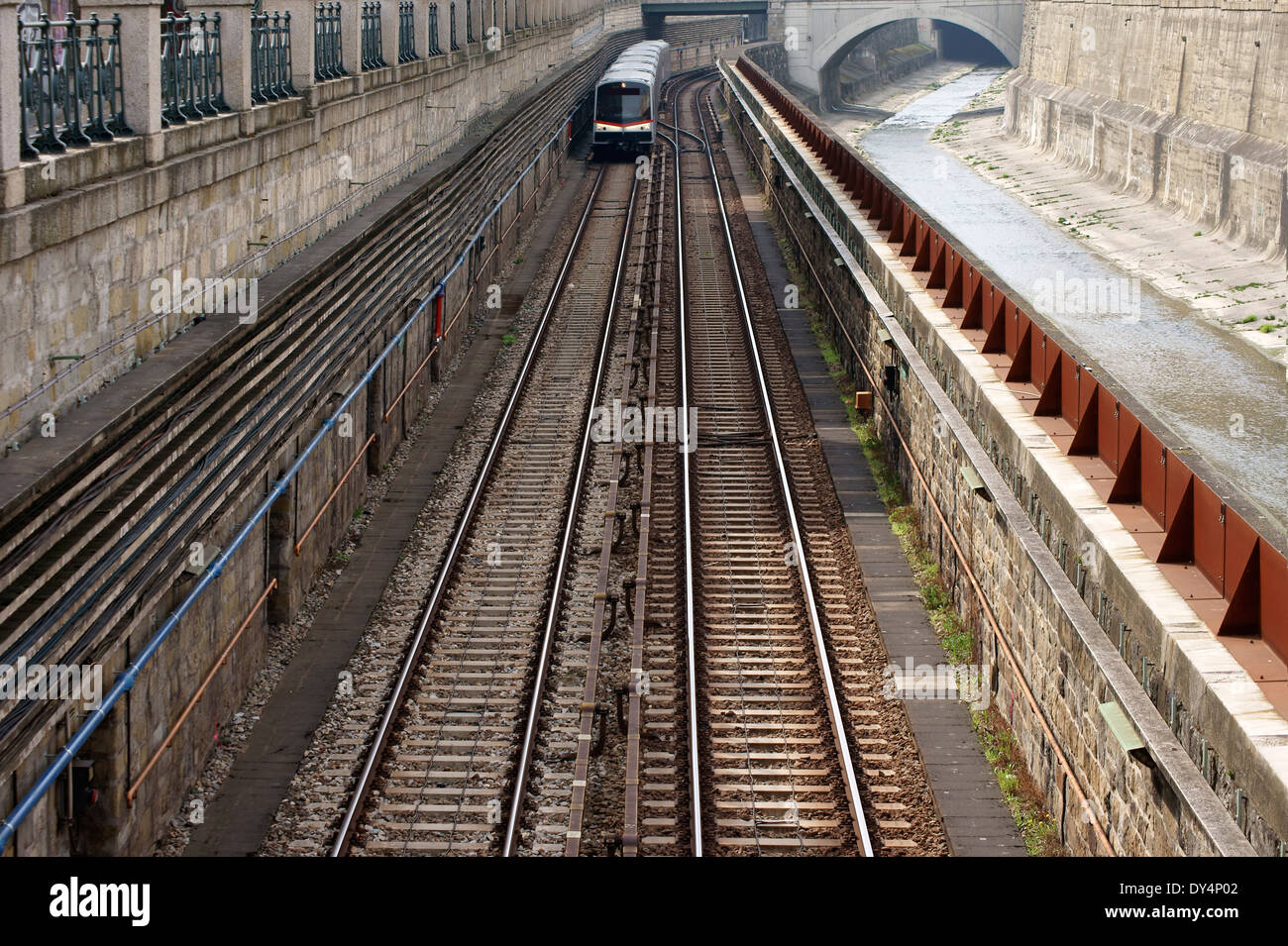 Tram railing hi-res stock photography and images - Alamy