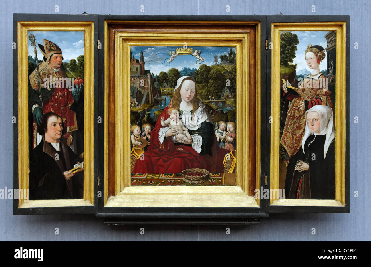 Jacob Cornelisz van Oostsanen - Triptych of Augustinus van Teylingen - 1518 - XVI th Century ...