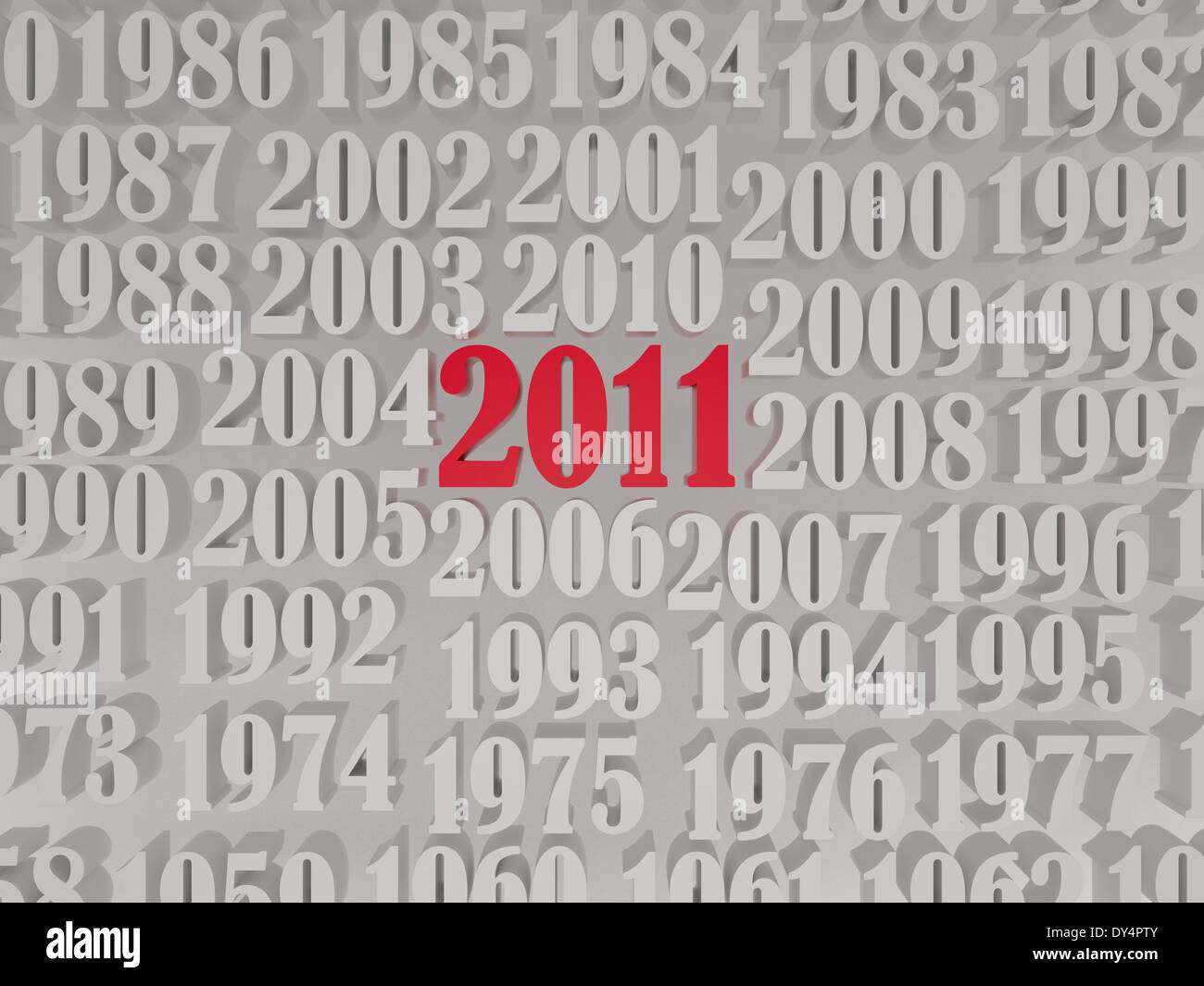 New 2011 year card. High resolution image. 3d rendered illustration ...