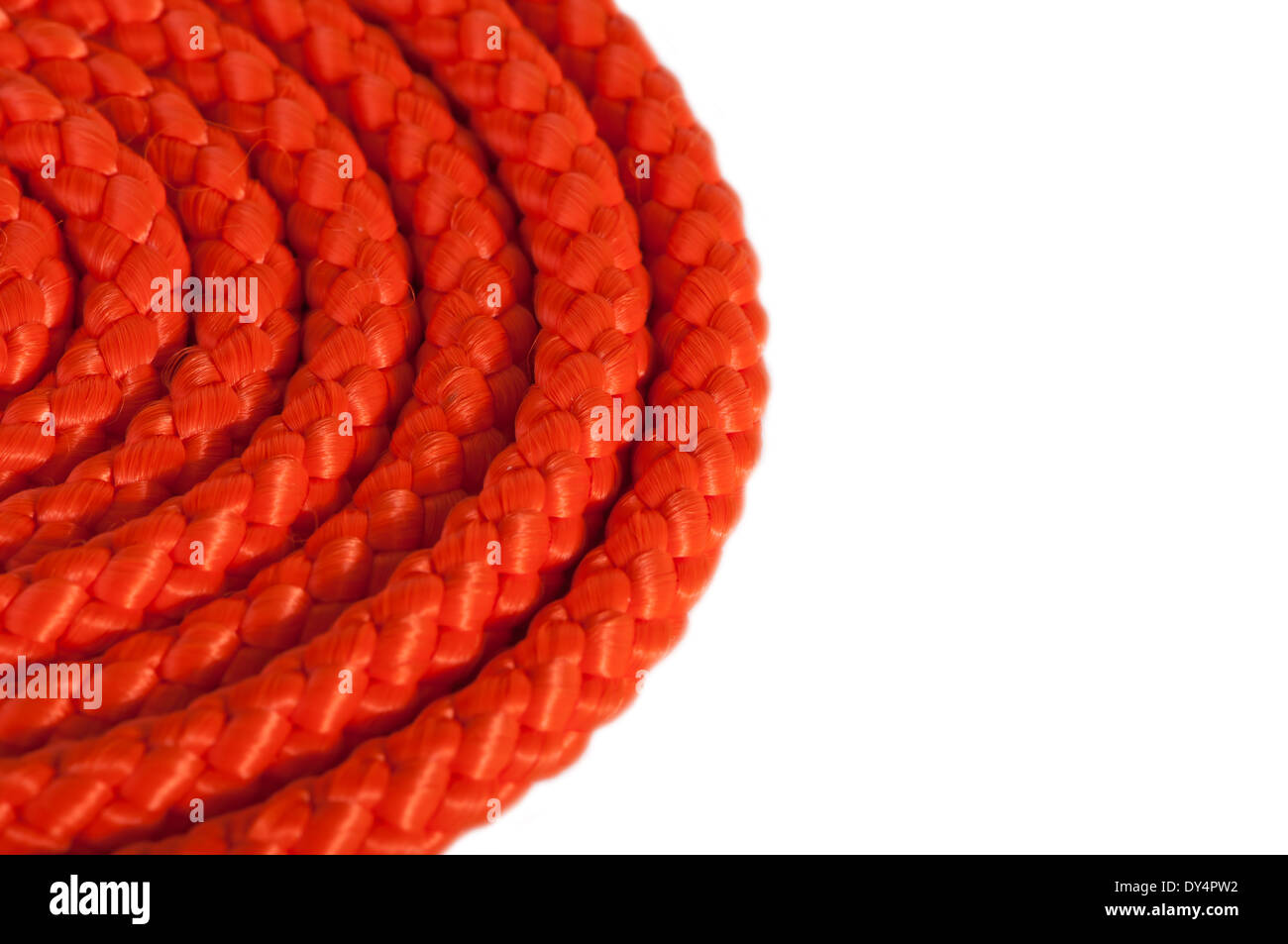 strong knot tied by a rope isolated on a white background Stock Photo ...