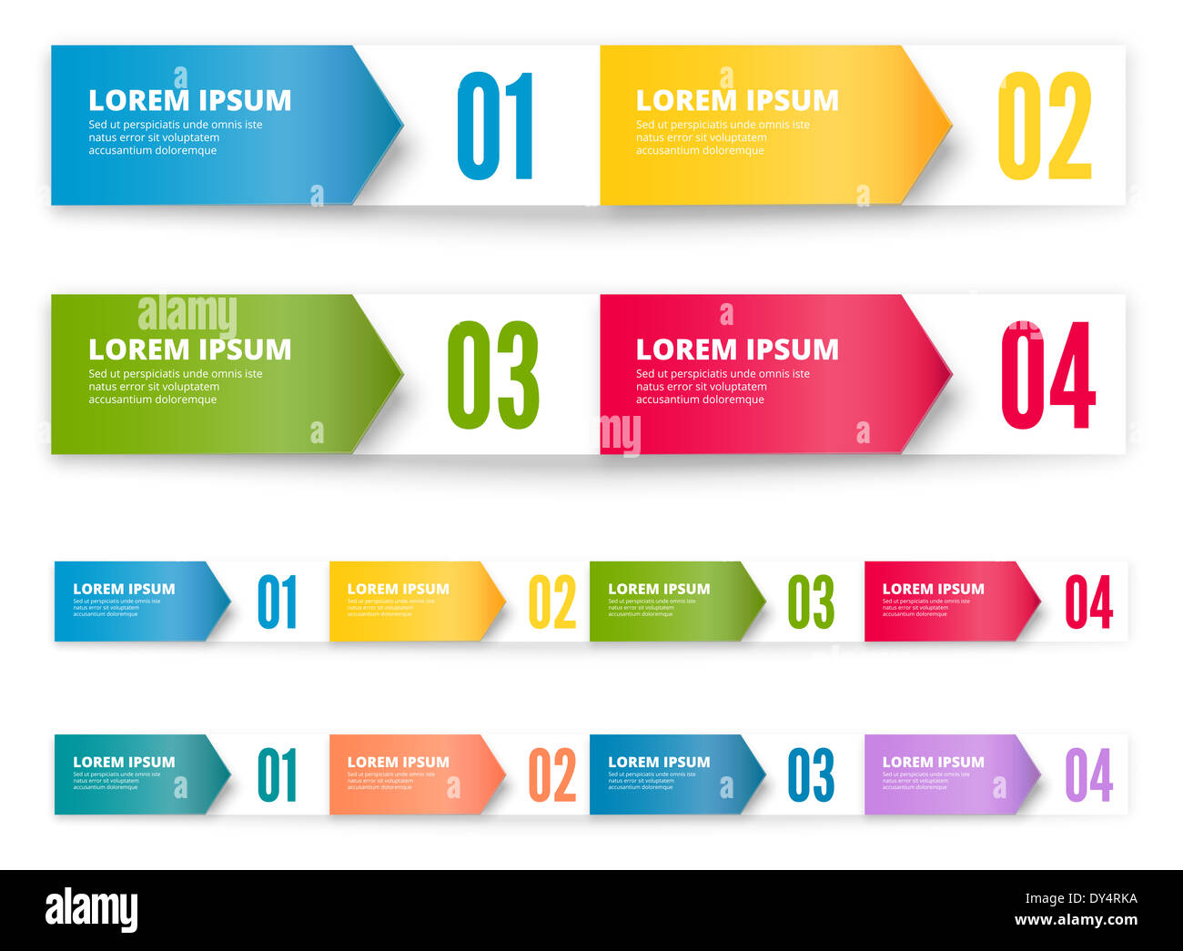 Folded cardboard labels Stock Photo - Alamy