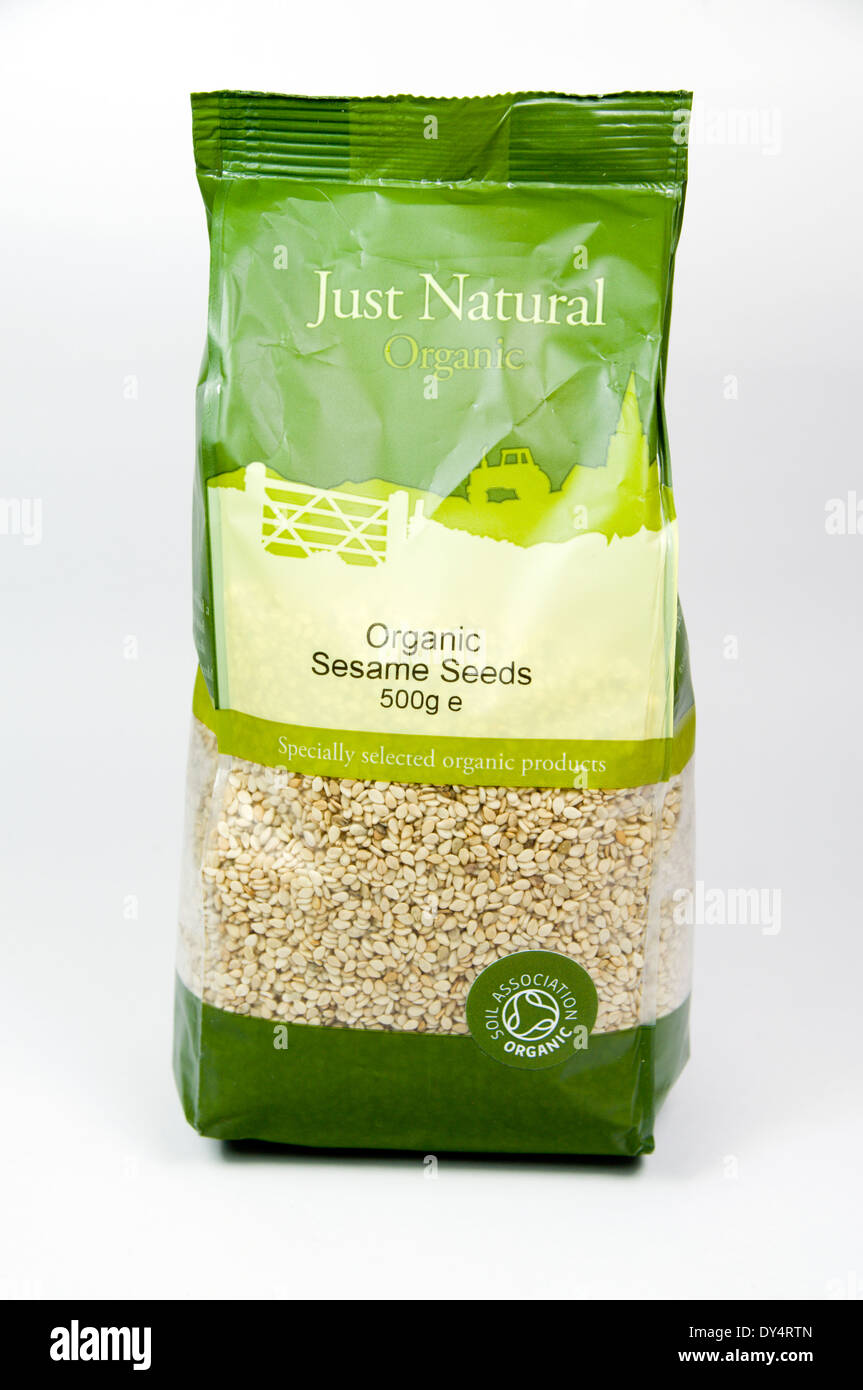 Organic Sesame Seeds Stock Photo - Alamy