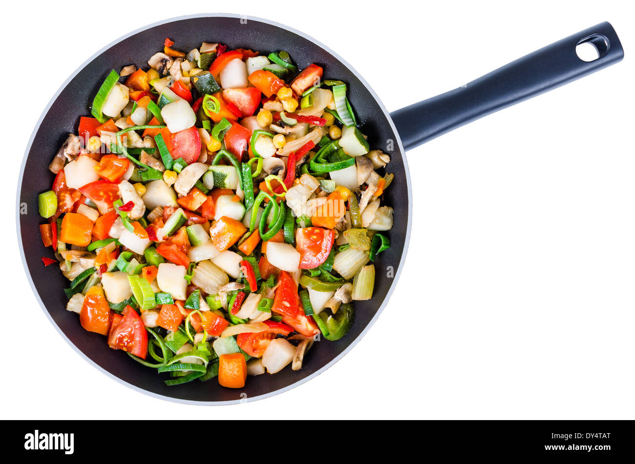 Frying vegetables on pan cook hi-res stock photography and images - Alamy