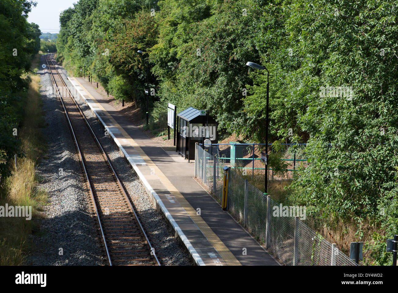 Claverdon railway station Stock Photo - Alamy