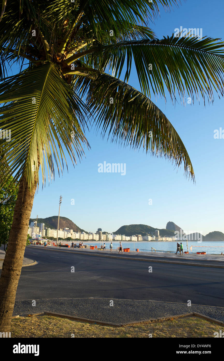 View to copacabana beach in hi-res stock photography and images - Alamy