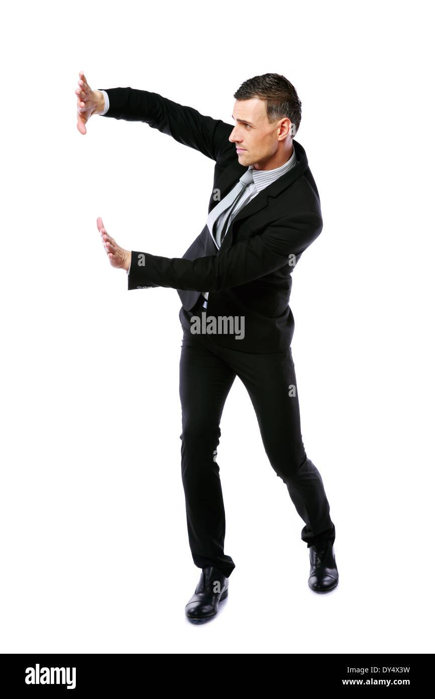 Hand pushing away hi-res stock photography and images - Alamy