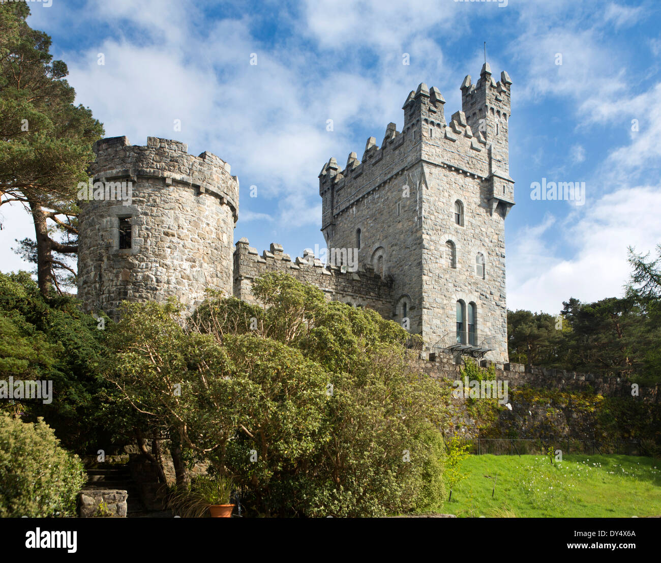 Ireland, Co Donegal, Glenveagh Castle Stock Photo - Alamy