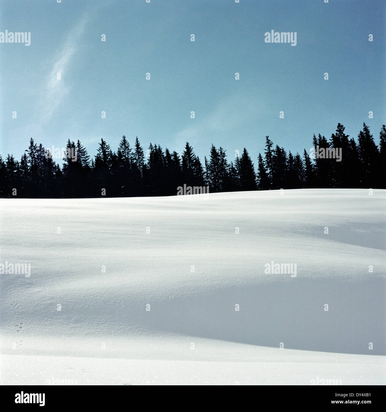 Austria snow landscape hi-res stock photography and images - Alamy