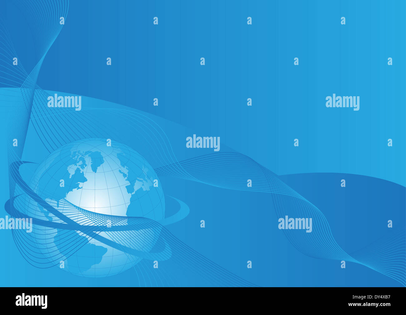 business background with world globe vector Stock Photo - Alamy