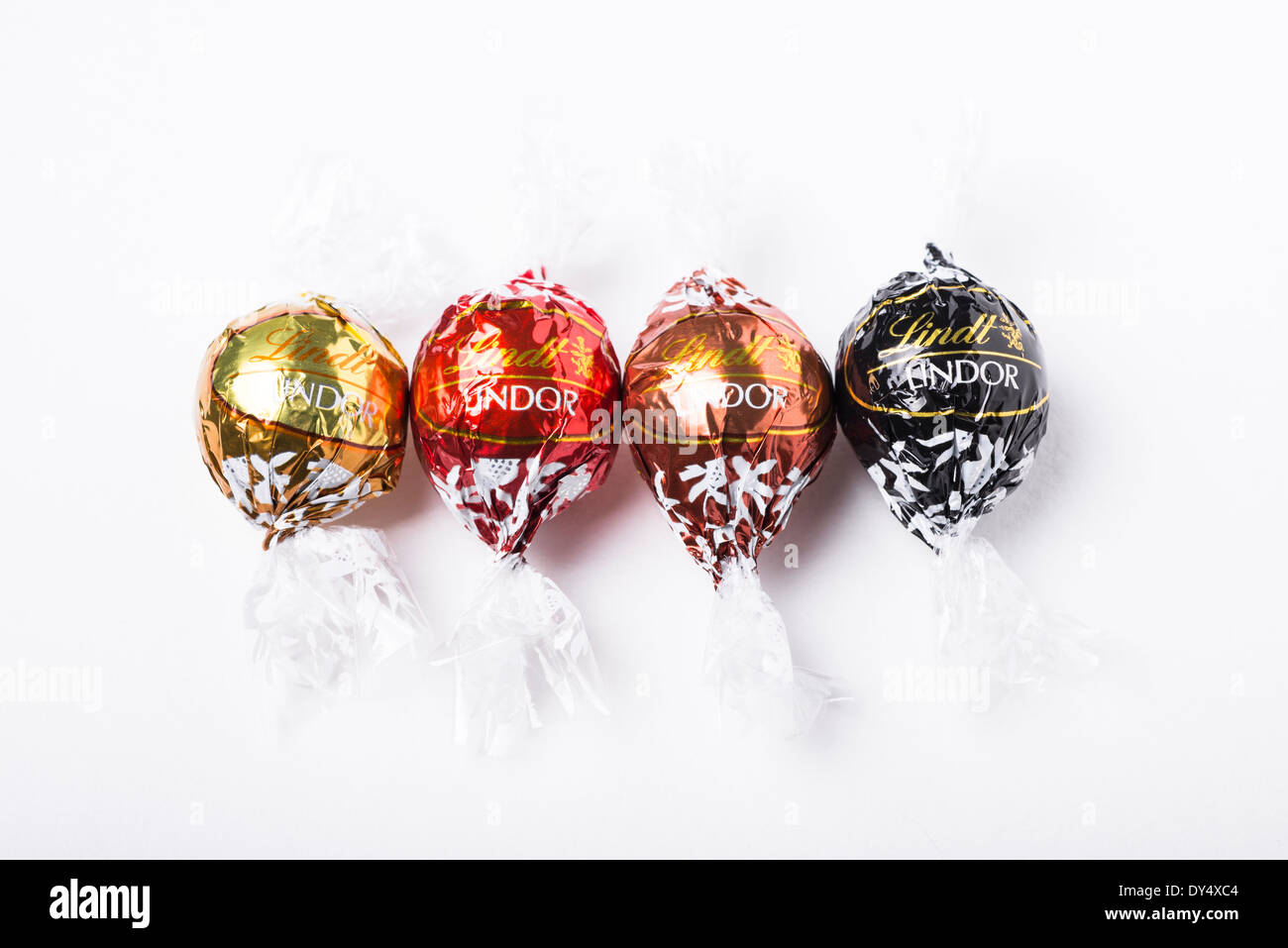 4 types of chocolate hi-res stock photography and images - Alamy