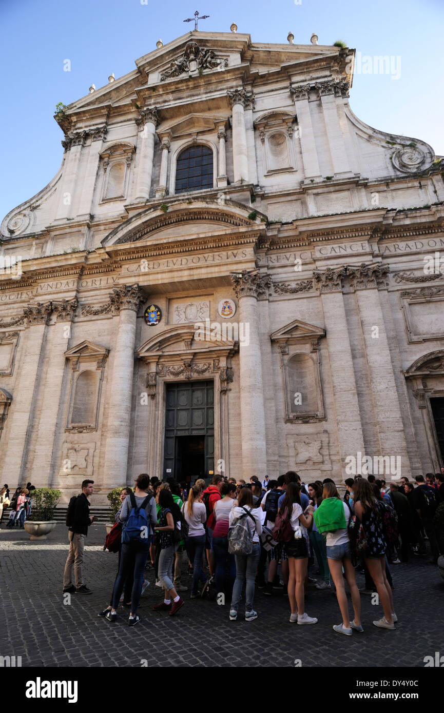 Church of st ignatius of loyola rome hi-res stock photography and ...