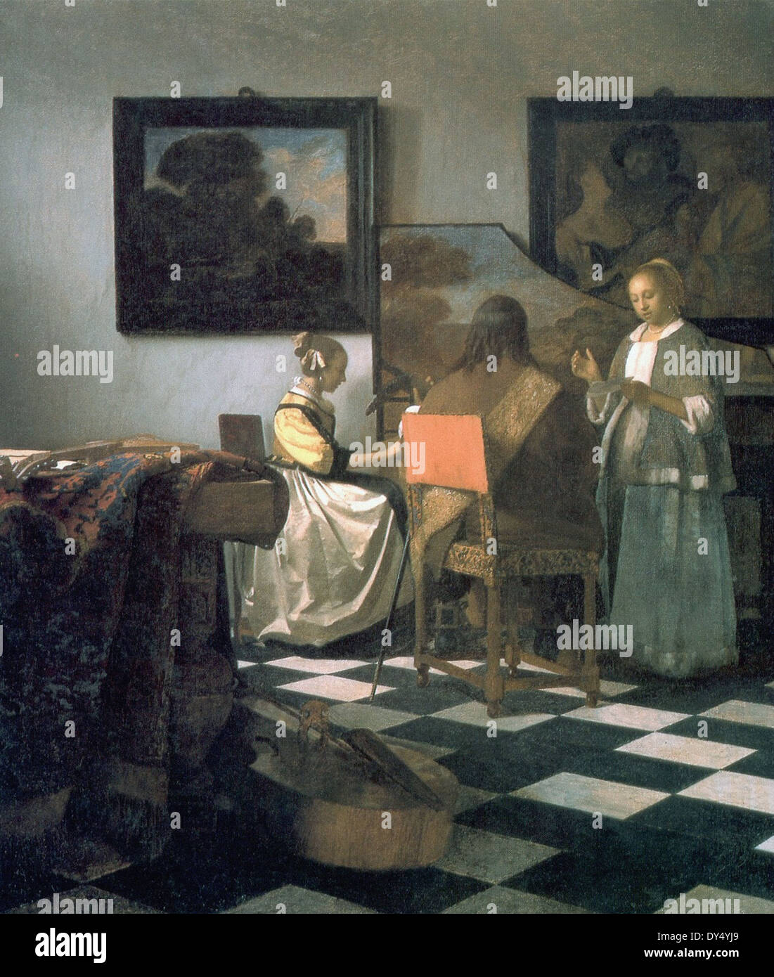 Art Of Painting Vermeer High Resolution Stock Photography and Images ...