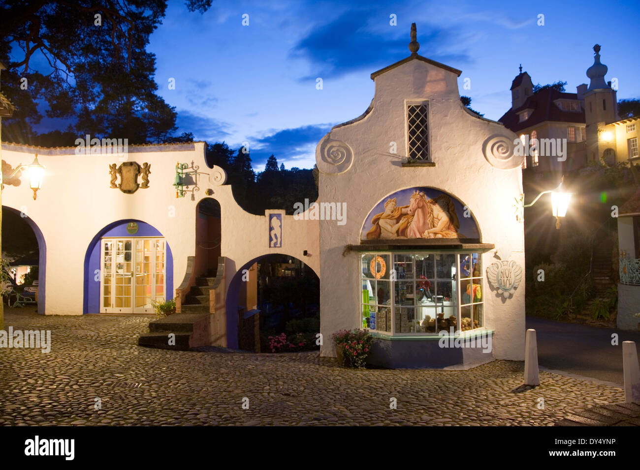 Pocket money shop at night, home of Patrick McGoohan in the Prisoner ...