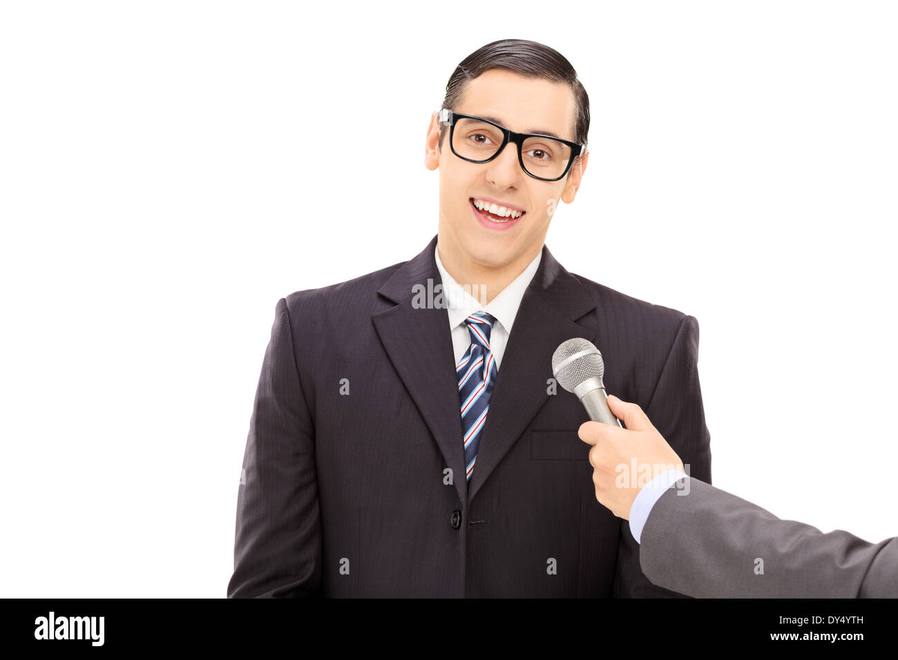 Man being interviewed Stock Photo - Alamy Man being interviewed Stock Photo - Alamy