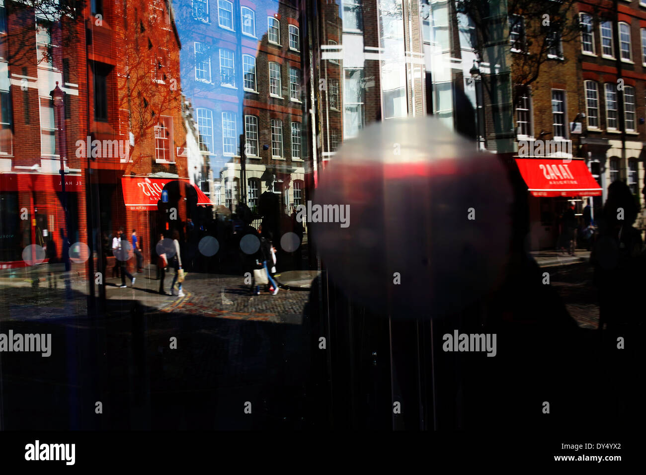 London street reflection Stock Photo - Alamy
