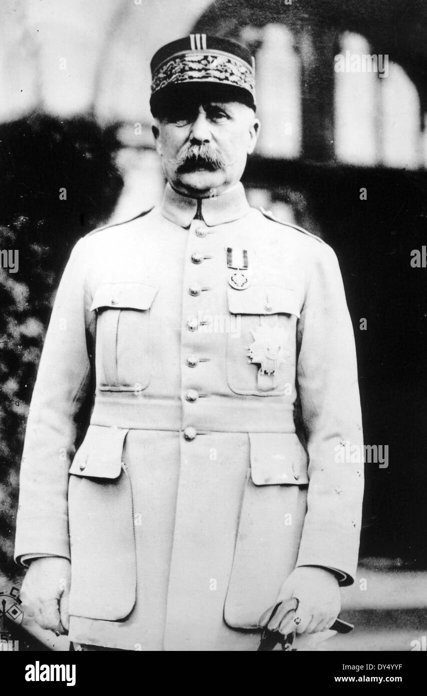 PHILIPPE PETAIN (1856-1951) as a Marshall in the French army about 1915 ...