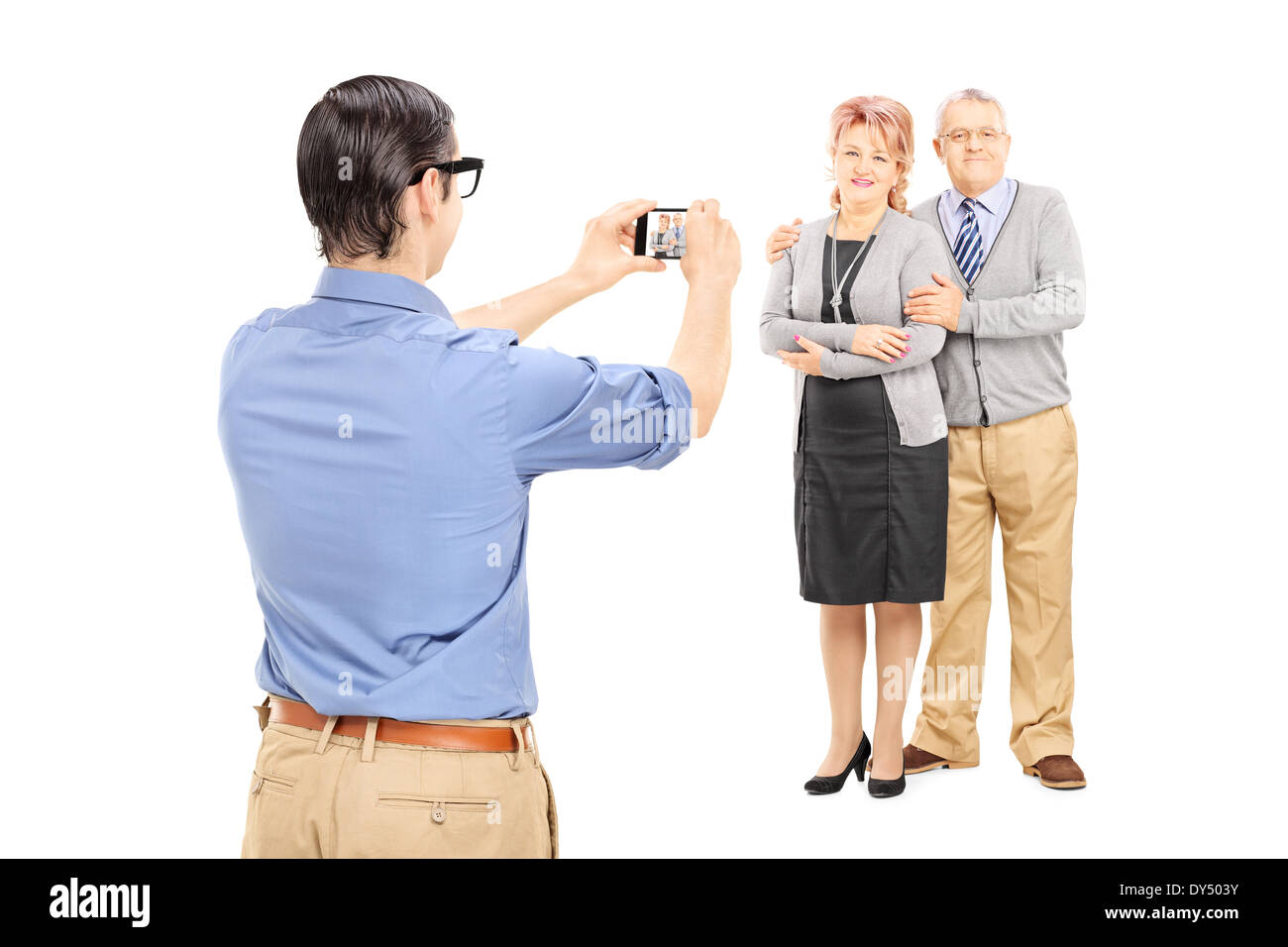 Mature couple taking picture hi-res stock photography and images - Alamy