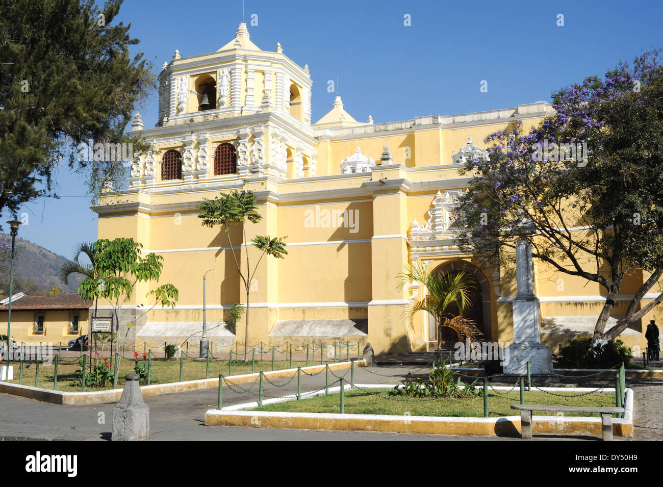 Church of Merced at Antigua on Guatemala Stock Photo - Alamy
