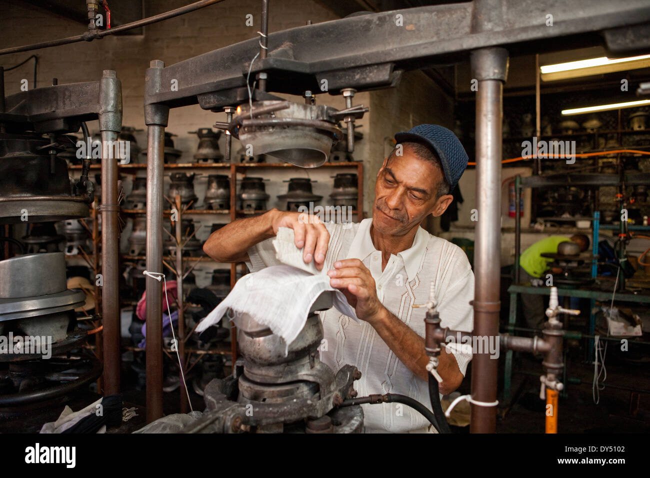 Milliner measuring hat hi-res stock photography and images - Alamy