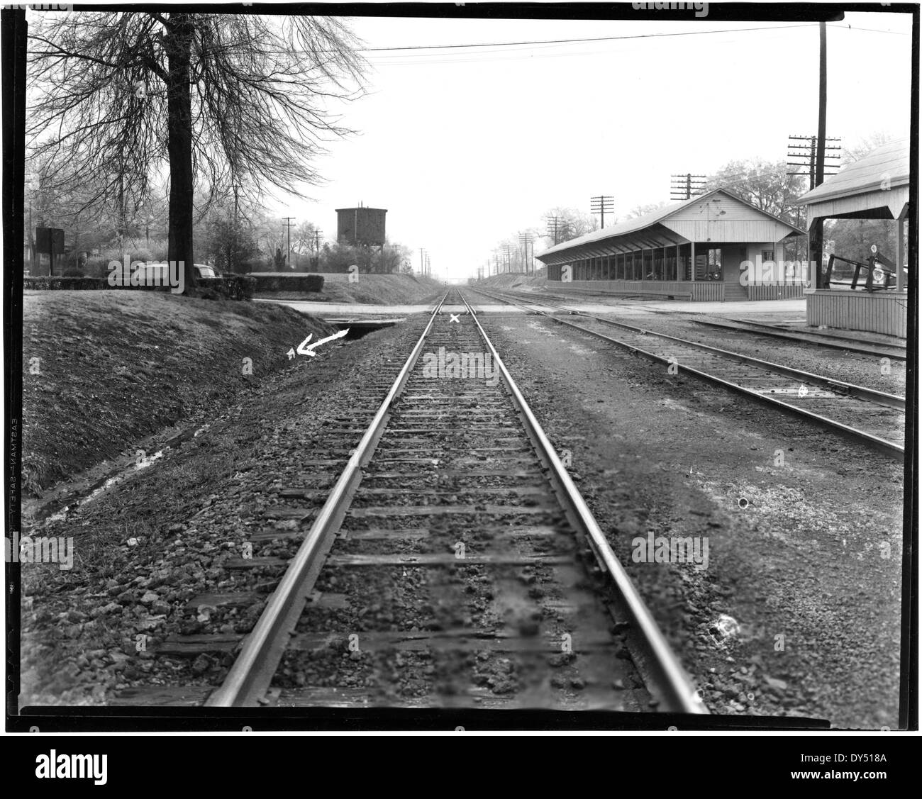 This image shows a stretch of railroad tracks, a vital component of ...
