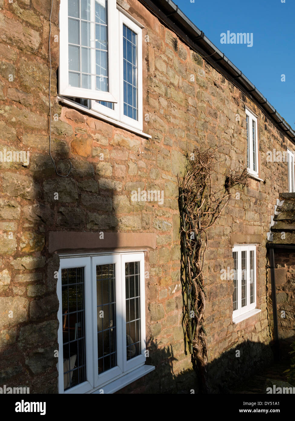 english house windows Stock Photo - Alamy