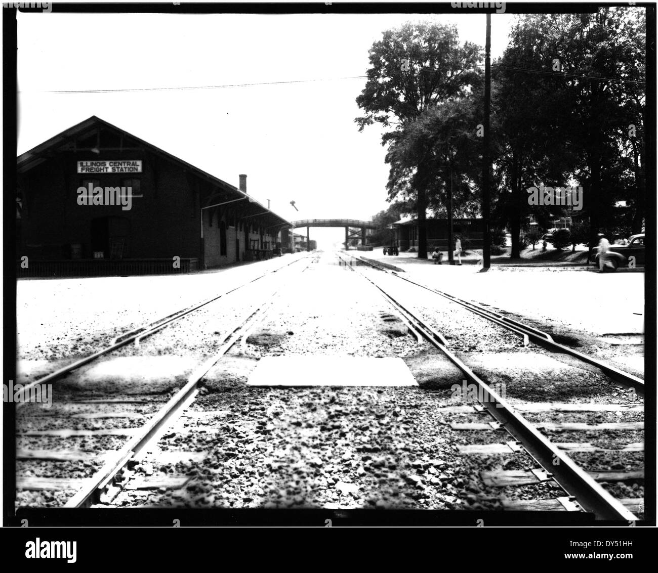 Illinois central freight station at hazlehurst hi-res stock photography ...