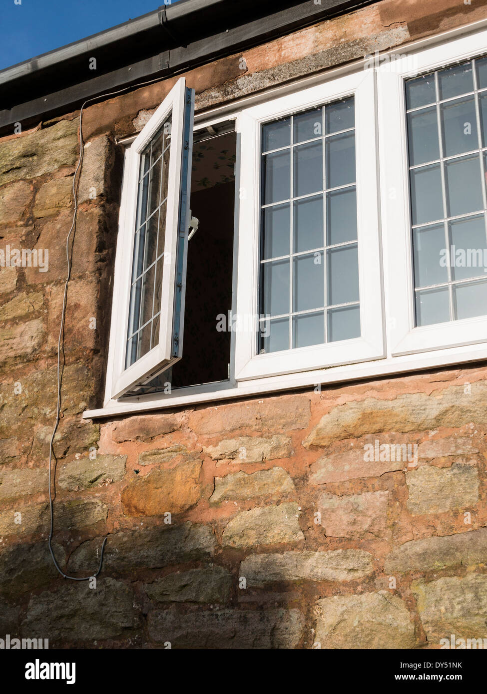english house windows Stock Photo - Alamy