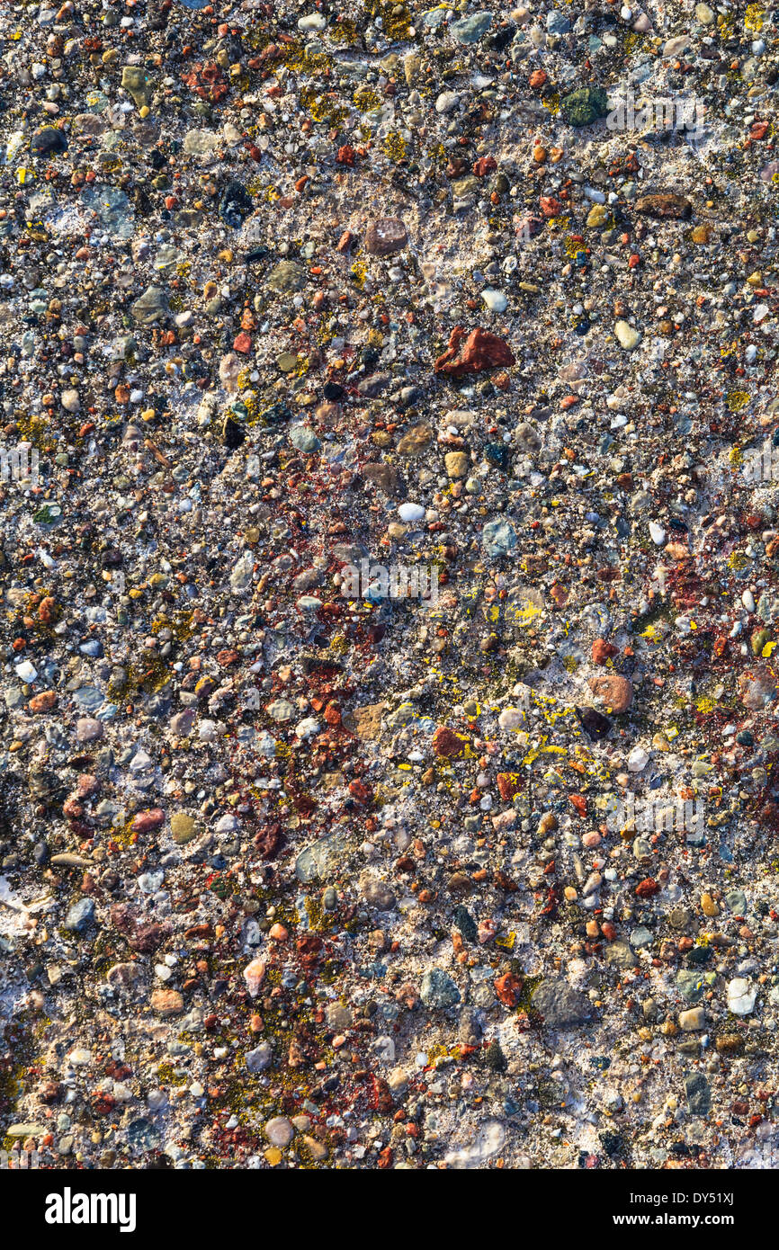 Pebbles concrete stone background hi-res stock photography and images ...