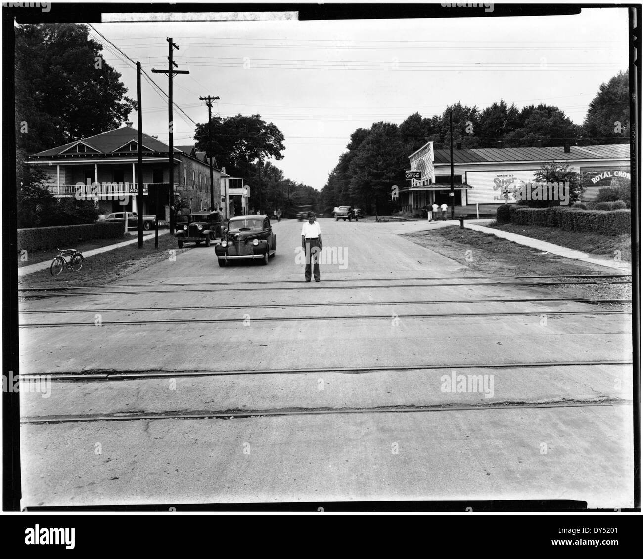 This photograph captures a view looking west on Georgetown Street ...