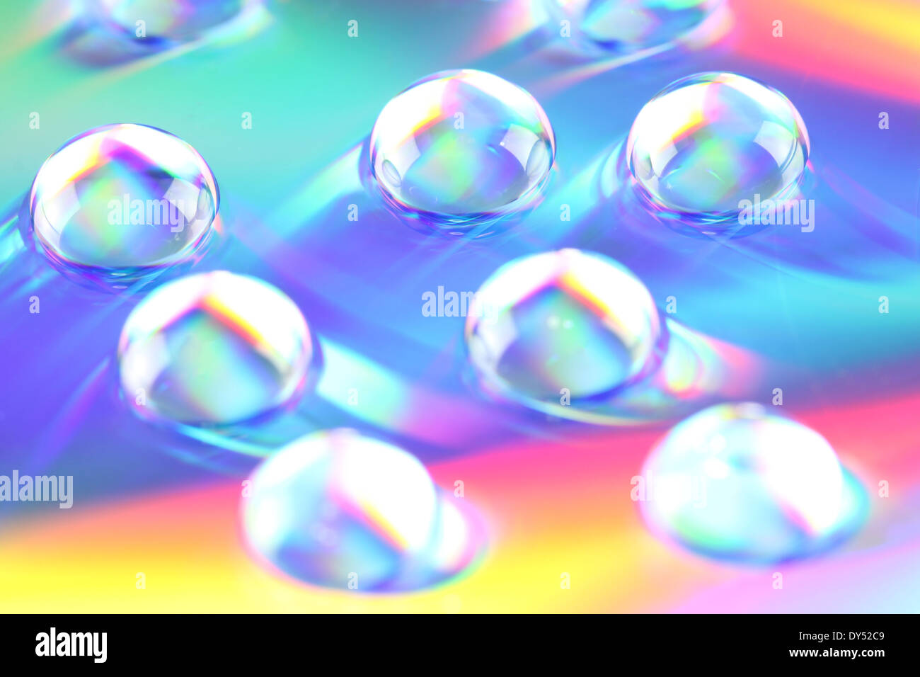 Rainbow drops hi-res stock photography and images - Alamy